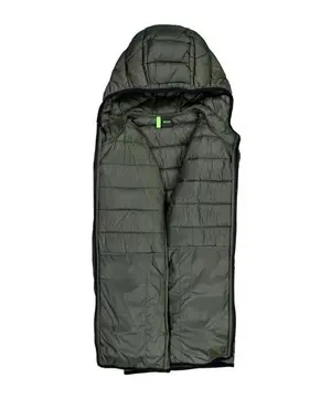 Hugo Boss Quilted Hooded Jacket With Logo Detail
