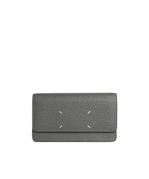 MAISON MARGIELA Leather Wallet Chain - Grey