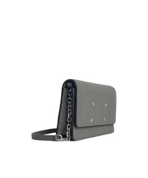 MAISON MARGIELA Four Stitches Chain-linked Wallet - Grey