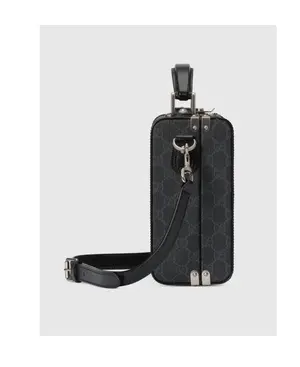 Gucci Gg Supreme Canvas Top Handle Beauty Case