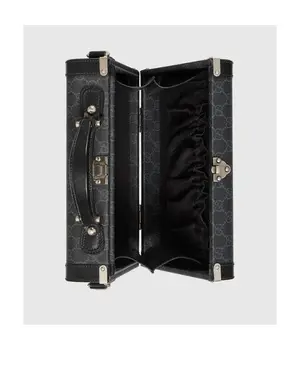 Gucci Gg Supreme Canvas Top Handle Beauty Case