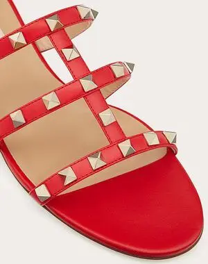 Valentino Garavani Rockstud Flat Sandals - Multicolor