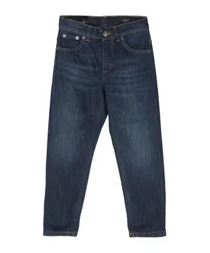 DONDUP Mid-rise Straight-leg Jeans With Contrasting Stitching