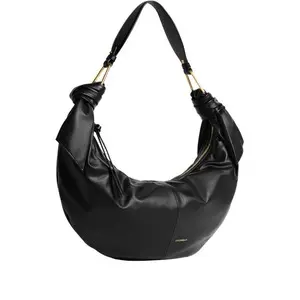 COCCINELLE Furoshiki Large Shoulder Bag - Black