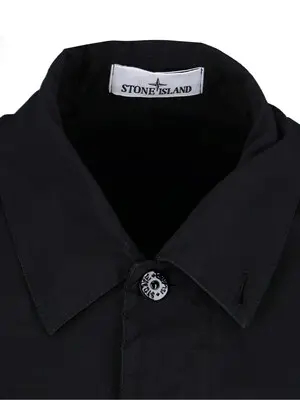 Stone Island Poly-tc Jacket With Logo Patch