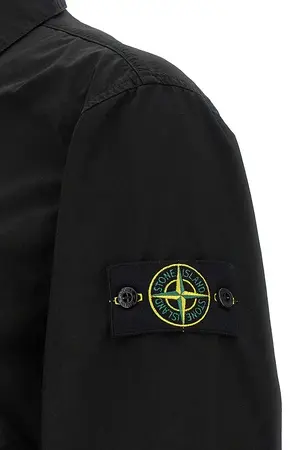 Stone Island Poly-tc Jacket With Logo Patch