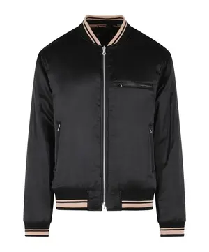 Dries Van Noten Volker Reversible Bomber Jacket - Black