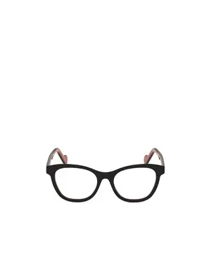 Moncler Cat Eye Eyeglasses - Black