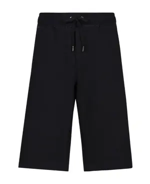 Dolce & Gabbana Thigh-length Drawstring Track Shorts - Black