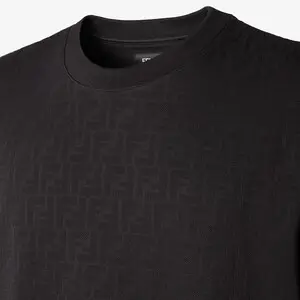Fendi Ff Jacquard Pique T-shirt - Black