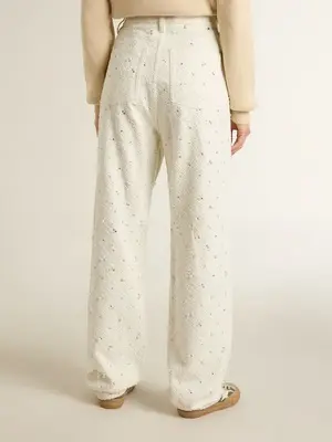 GOLDEN GOOSE Straight-leg Embellished Jeans
