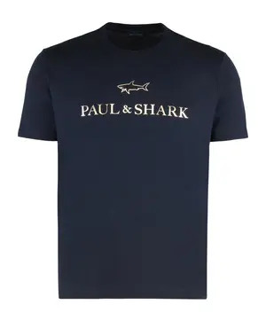 PAUL  SHARK Paul Shark Logo Print T-shirt