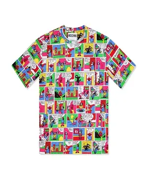 Moschino Graphic Print Round-collar T-shirt