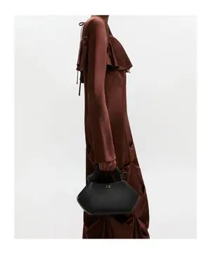 GANNI Bou Small Handbag - Black