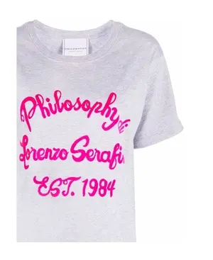 Philosophy Di Lorenzo Serafini Printed Logo T-shirt