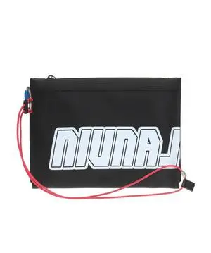 LANVIN Logo Clutch - Black