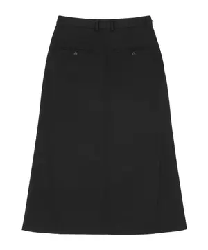 MAISON MARGIELA Tailored Midi Skirt - Black