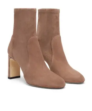 STUART WEITZMAN Babette 85 Bootie - Brown