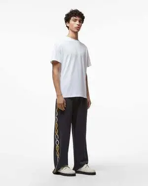 Gcds Logo Stripe Track Pants - Black