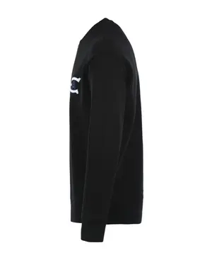Emporio Armani Logo Pullover Sweater - Black
