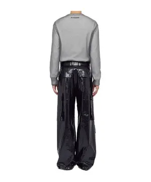 JIL SANDER Layered Translucent Jumper - Gray