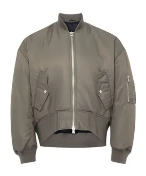J.W.ANDERSON Zip-fastening Bomber Jacket - Gray