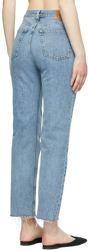 TOTEME Classic Cut Cropped Jeans - Gray