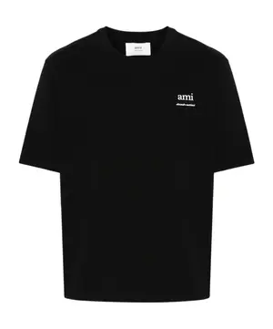 AMI Paris Logo Printed Crewneck T-shirt