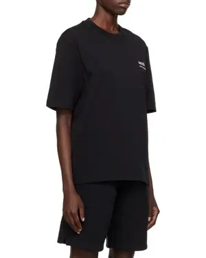 AMI Paris Logo Printed Crewneck T-shirt