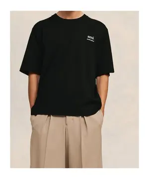 AMI Paris Logo Printed Crewneck T-shirt