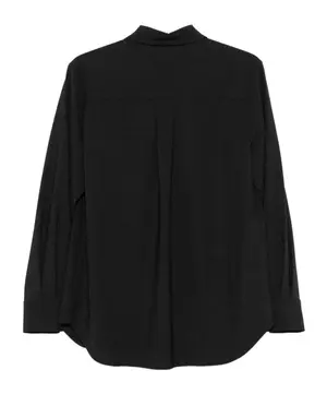 P.a.r.o.s.h Double Pocket Long-sleeve Shirt - Black