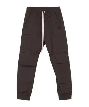 Rick Owens Drawstring Cargo Trousers - Black