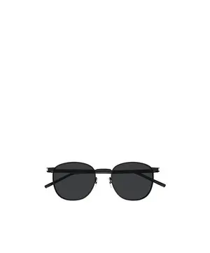 Saint Laurent Round Frame Sunglasses - Black