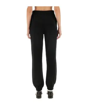 Moschino Logo Print Elastic Waist Sweatpants
