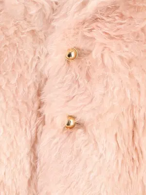 Celine Egg-shaped Peacoat In Mohair