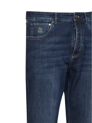 Brunello Cucinelli Comfort Cotton Denim Leisure-fit Five-pocket Trousers