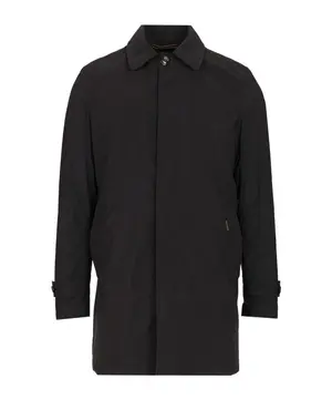 MOORER Vittorac Long Nylon Jacket - Black