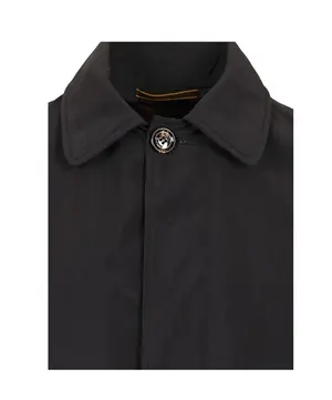 MOORER Vittorac Long Nylon Jacket - Black