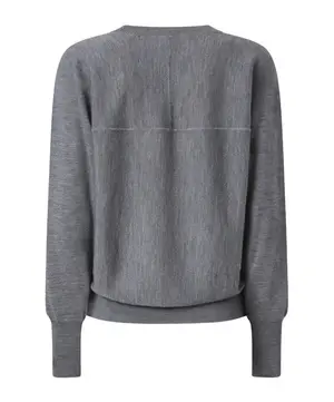 Pinko Love Birds Logo Sweater - Gray