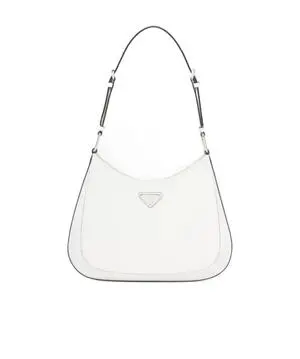 Prada Logo Shoulder Bag - White