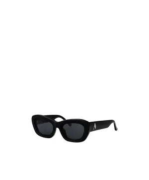 Attico Full Frame Sunglasses - Black/silver/grey
