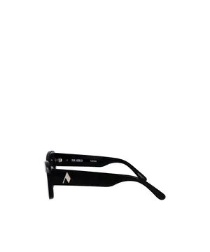 Attico Full Frame Sunglasses - Black/silver/grey