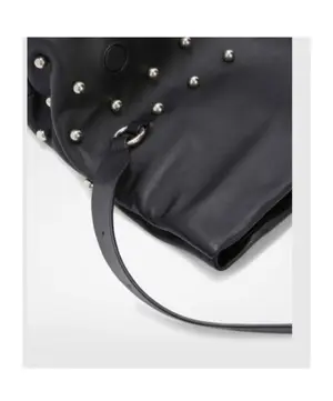 JIL SANDER Studded Roll Bag