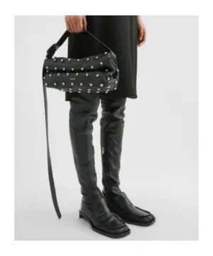 JIL SANDER Studded Roll Bag