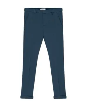 DONDUP Mid-waist Tapered Casual Pants - Blue