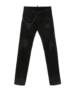 Dsquared2 Chain Detail Slim Fit Jeans