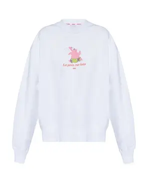 Gcds Graphic Print Cotton Sweatshirt - No