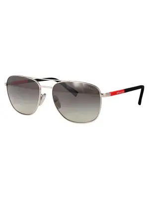 Prada Aviator Sunglasses - Silver