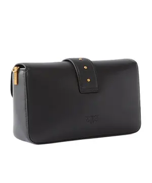 Pinko Love One Slouchy Medium Handbag - Black