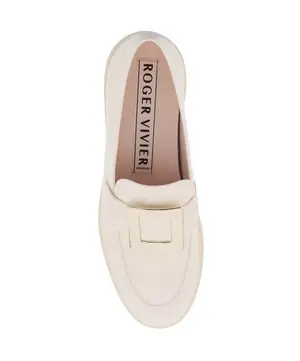 ROGER VIVIER Round Toe Buckled Loafers